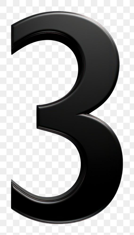 PNG Number 3 shape number | Free PNG - rawpixel