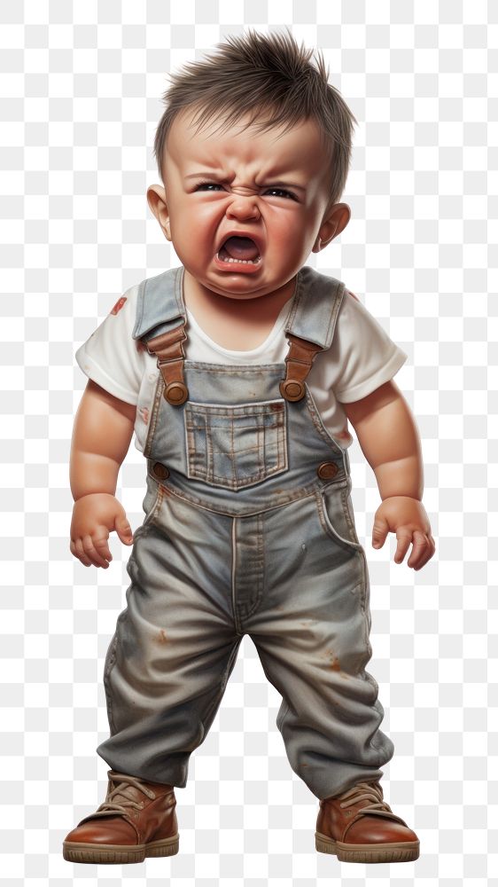 PNG Portrait crying baby frustration. | Premium PNG - rawpixel