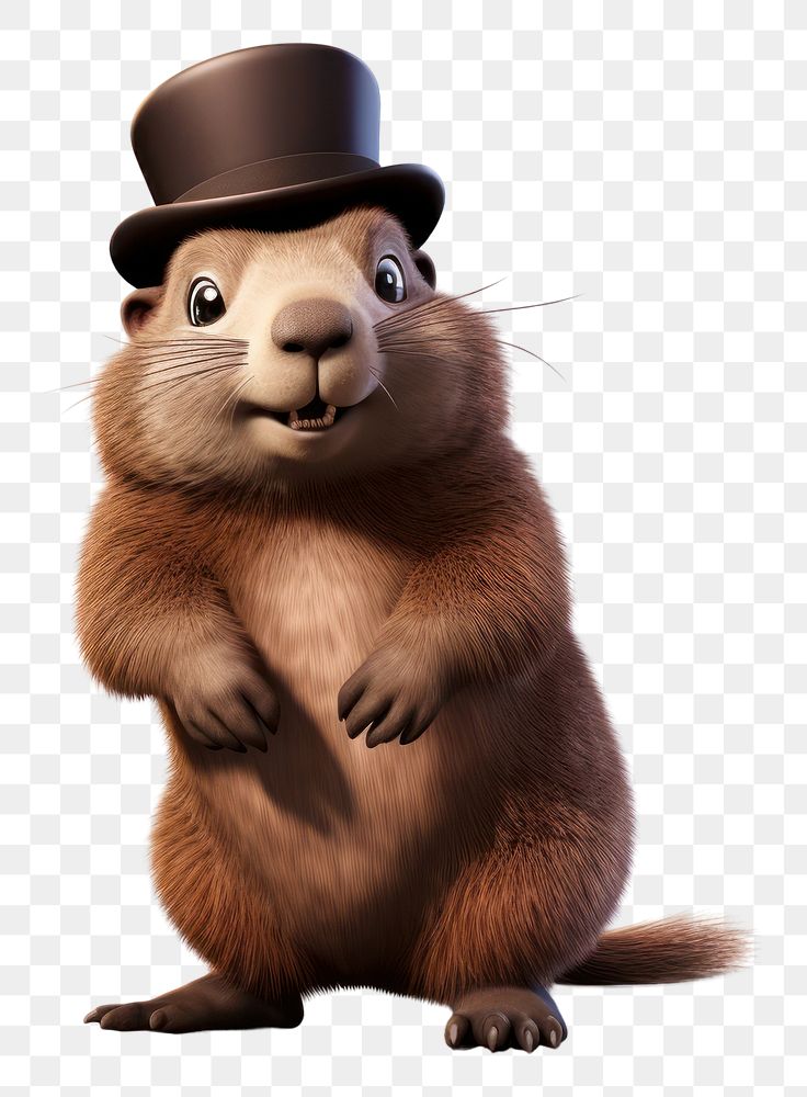 PNG Groundhog 3d cartoon rodent | Free PNG - rawpixel