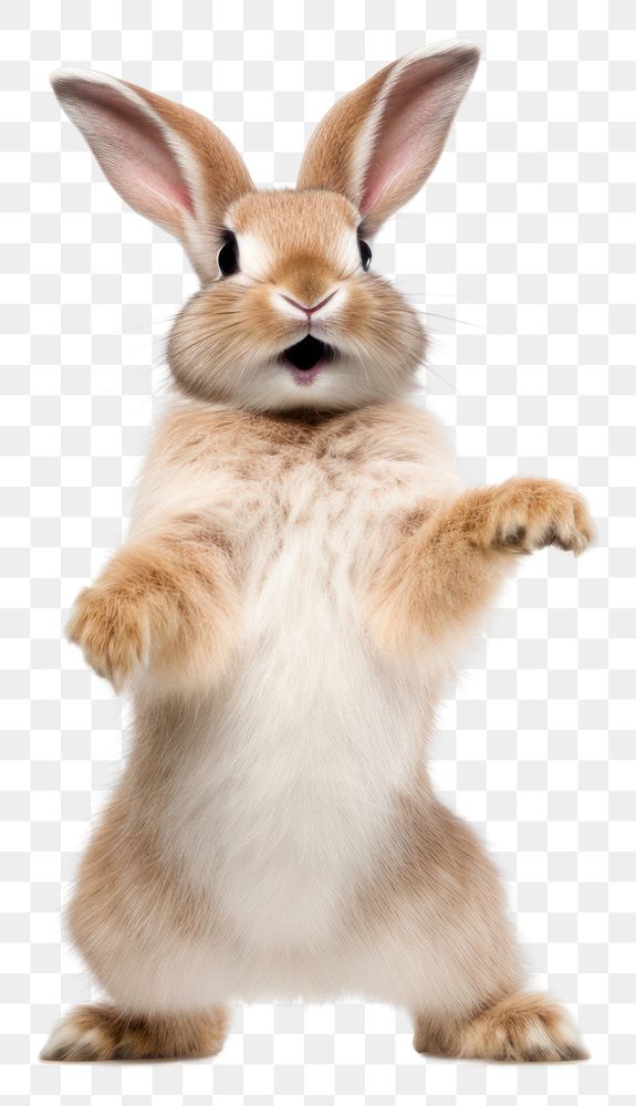 PNG Happy smiling bunny dance | Premium PNG - rawpixel
