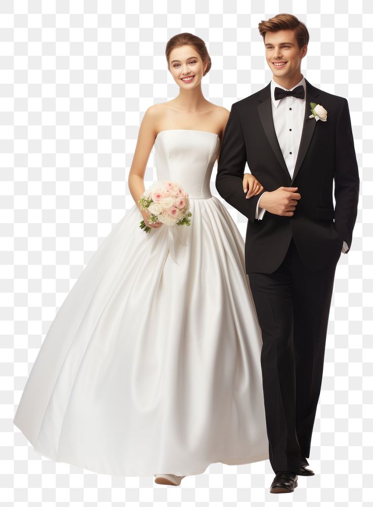 PNG Wedding dress fashion tuxedo | Premium PNG - rawpixel