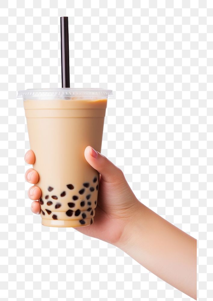 PNG Boba tea drink holding | Premium PNG - rawpixel