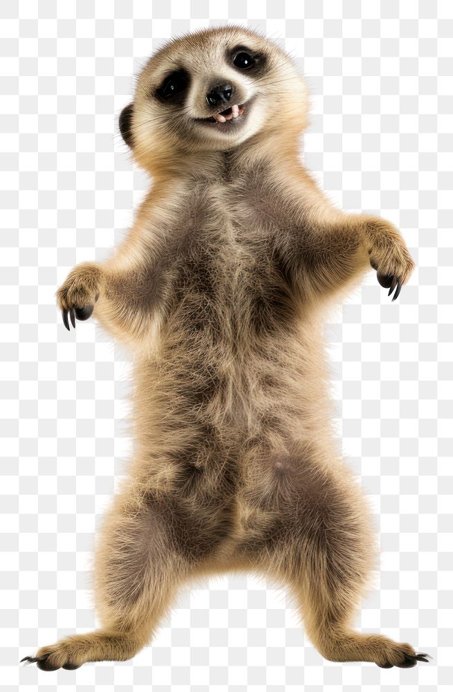 PNG Happy smiling dancing meerkat | Premium PNG - rawpixel