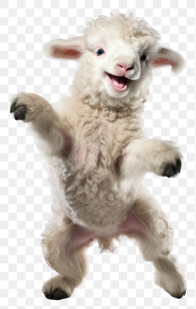 PNG Happy smiling dancing lamb | Premium PNG - rawpixel