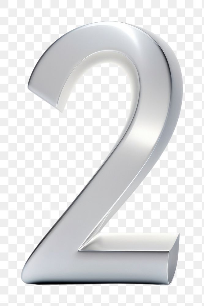 PNG Number two white text | Free PNG - rawpixel