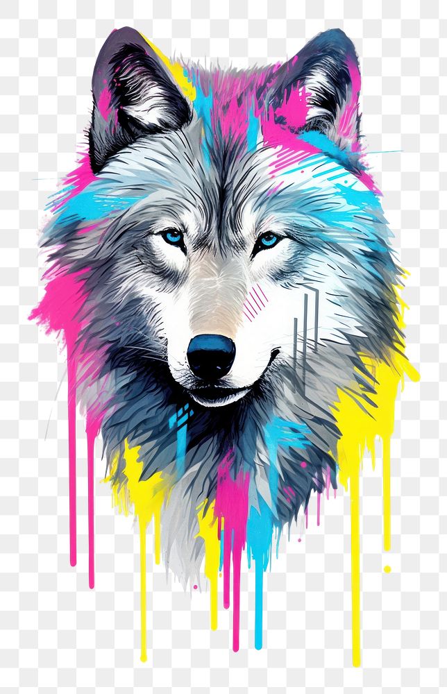 PNG Wolf drawing mammal animal. | Free PNG - rawpixel