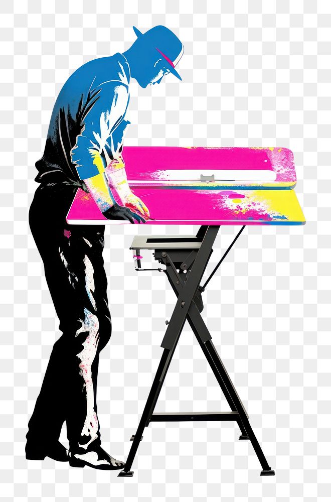 PNG Artist man working music | Free PNG - rawpixel