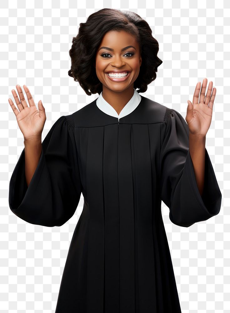 PNG Black female judge portrait | Free PNG - rawpixel