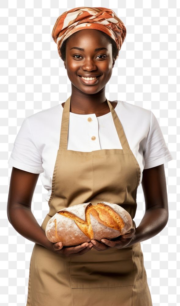 PNG Female baker bread food | Premium PNG - rawpixel