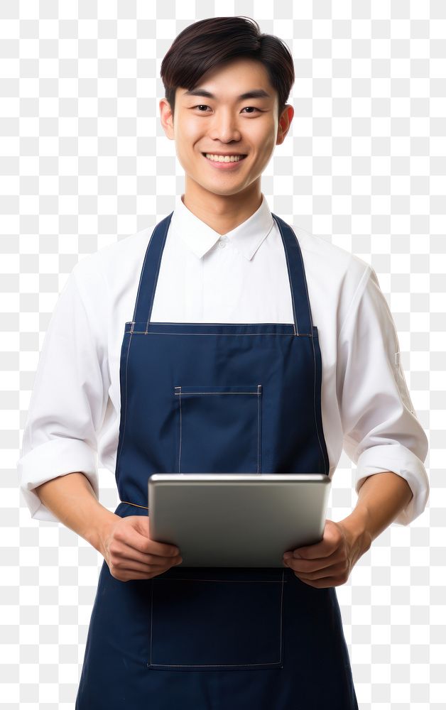 PNG Man holding digital tablet | Free PNG - rawpixel