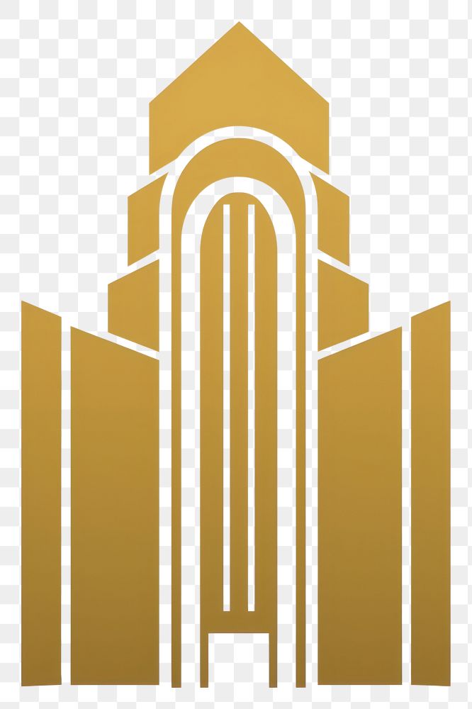 PNG Building symbol architecture gold. | Free PNG - rawpixel
