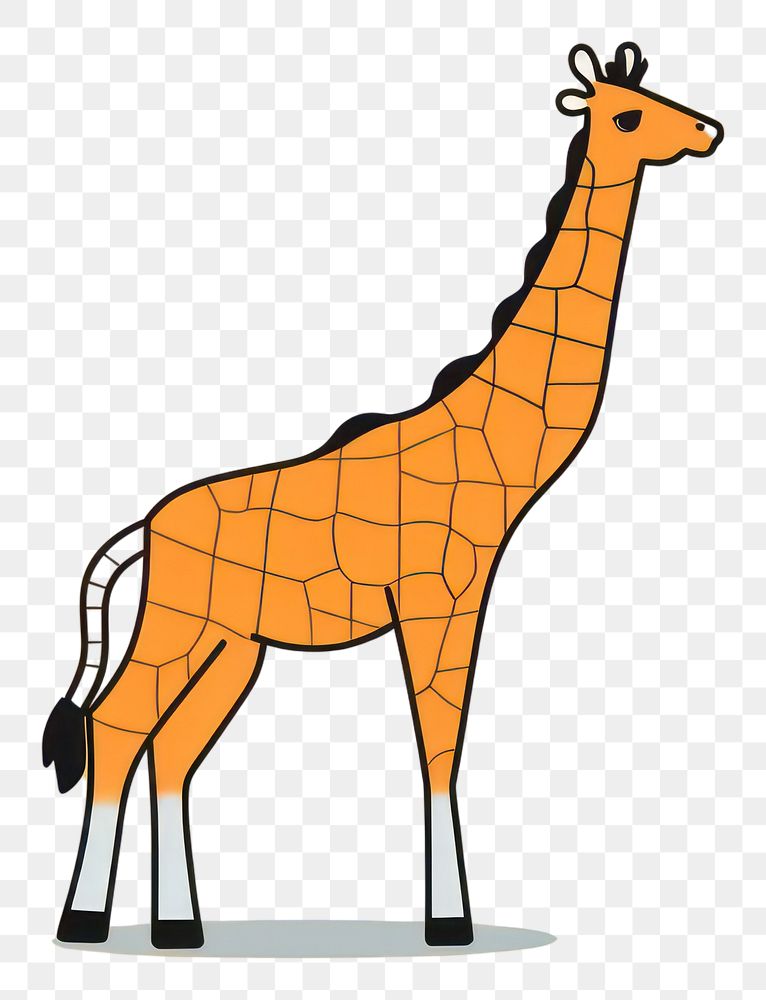 PNG Giraffe wildlife cartoon animal. | Premium PNG - rawpixel