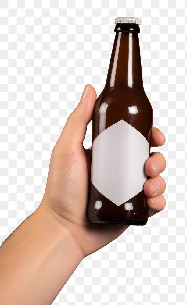 PNG Beer bottle white lable | Free PNG - rawpixel