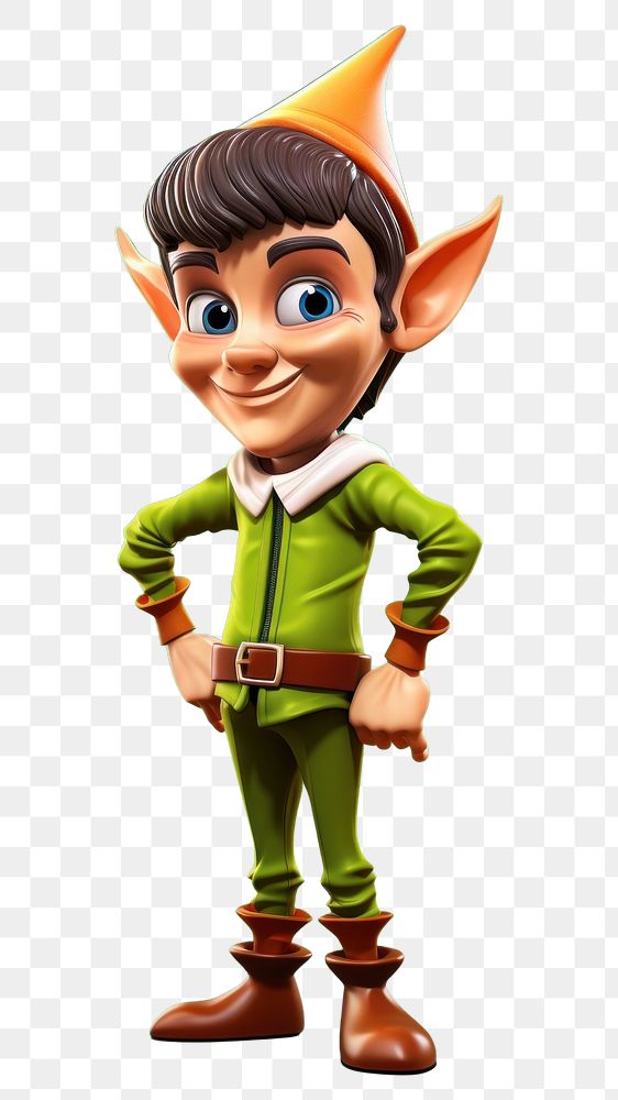 PNG Elf full body cartoon | Free PNG - rawpixel