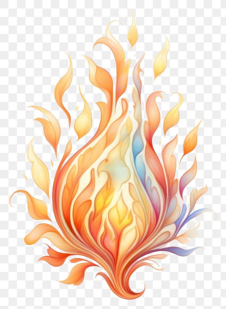 PNG Flame pattern drawing fire. | Premium PNG - rawpixel