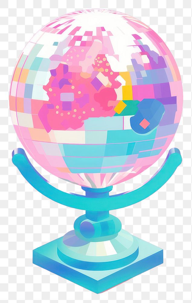 PNG disco ball planet globe | Premium PNG - rawpixel
