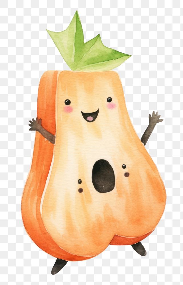 PNG Cut half papaya dancing | Free PNG - rawpixel