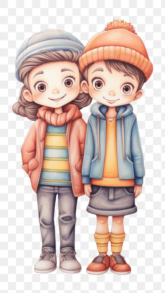 PNG Couple drawing art portrait. | Premium PNG - rawpixel