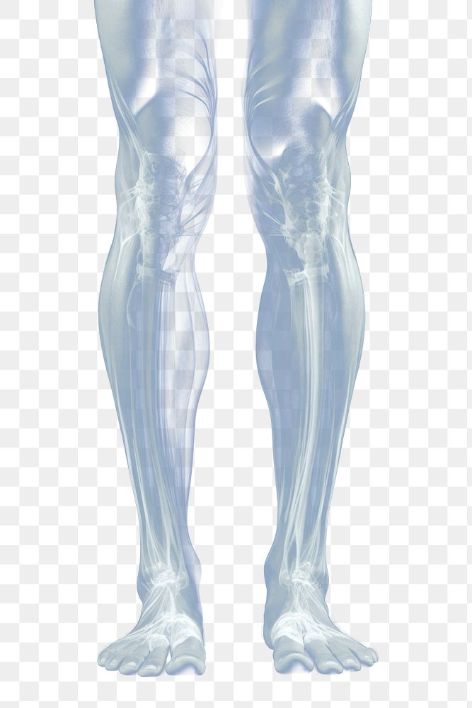 PNG Leg muscle x-ray adult | Premium PNG - rawpixel