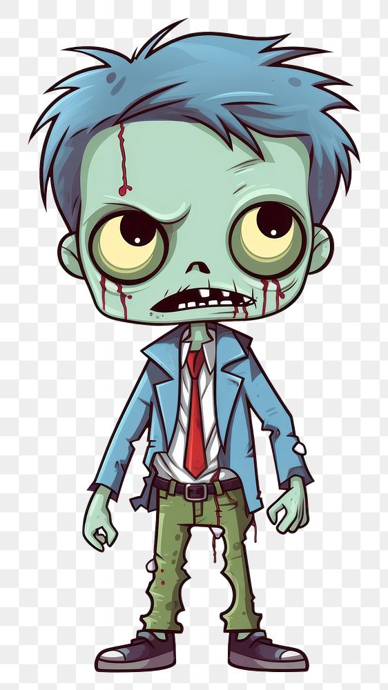 PNG Zombie cartoon representation publication. | Premium PNG - rawpixel