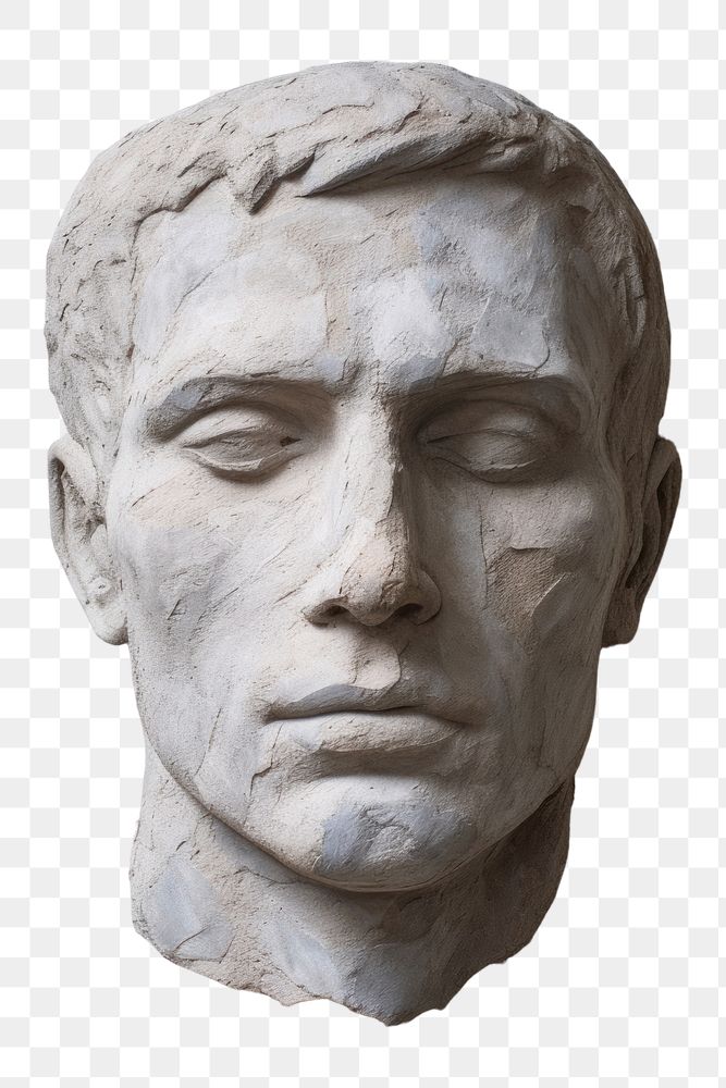 PNG Roman man head sculpture | Premium PNG - rawpixel