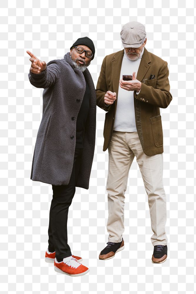 Giving directions png, male tourist, | Premium PNG - rawpixel