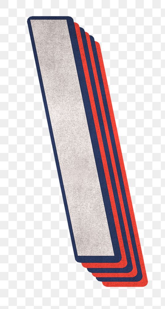 Backslash symbol png layered typography | Free PNG Sticker - rawpixel