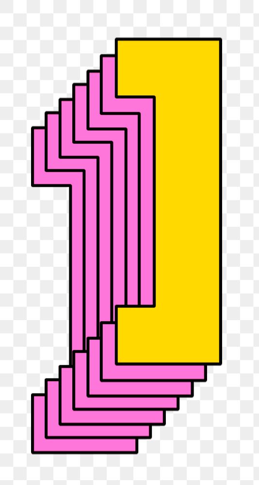 Retro square bracket transparent layered | Free PNG Sticker - rawpixel