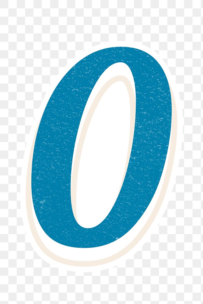 Png retro number 0 bold | Free PNG Sticker - rawpixel