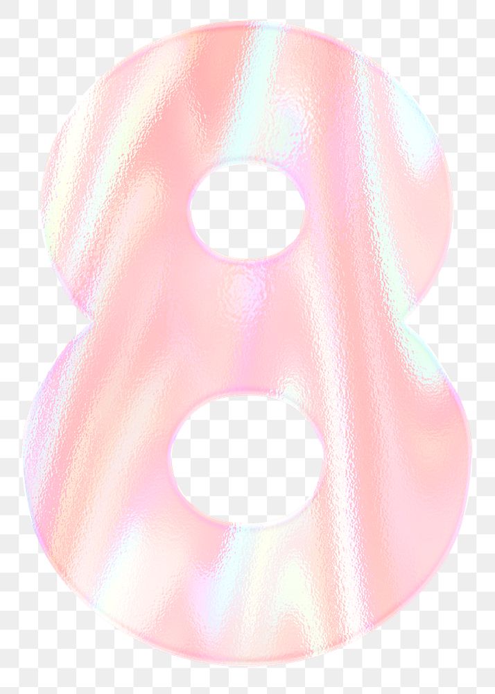 Numerical sticker number eight png | Free PNG Sticker - rawpixel