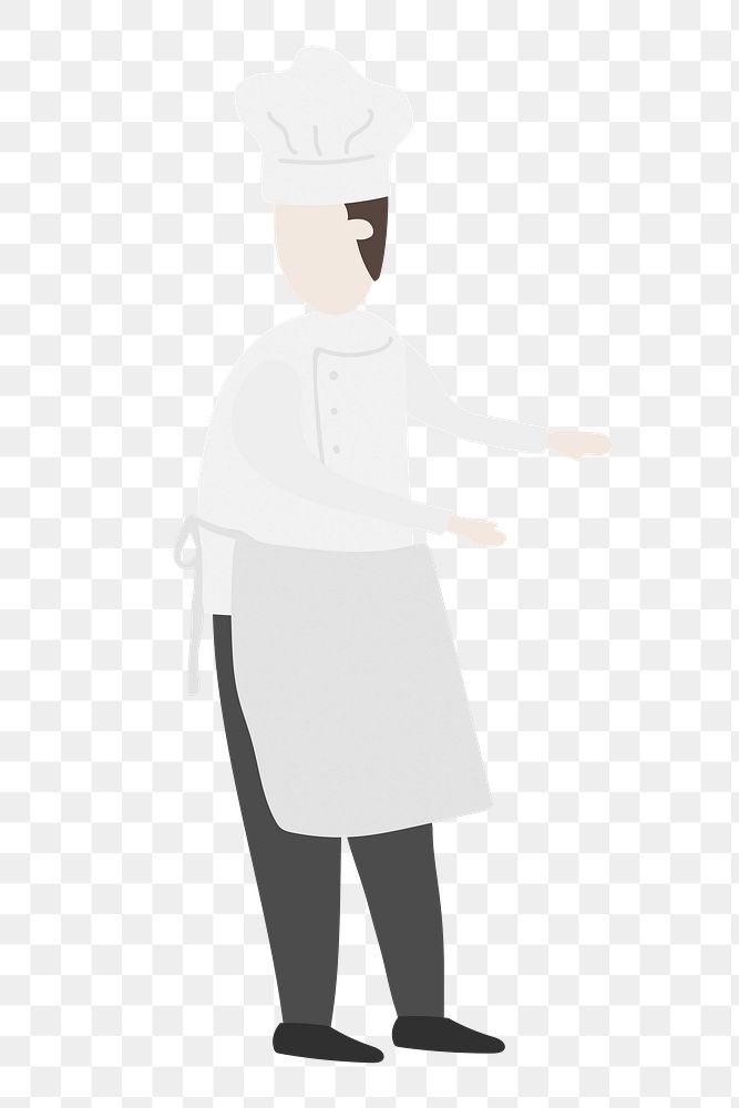 Male chef png clipart, culinary | Premium PNG - rawpixel
