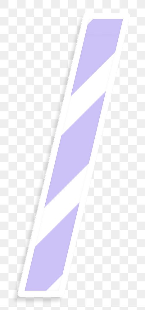 Stripes pattern png slash symbol | Free PNG Sticker - rawpixel