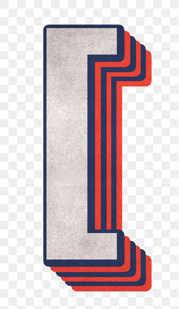 Layered left bracket sign png | Premium PNG Sticker - rawpixel