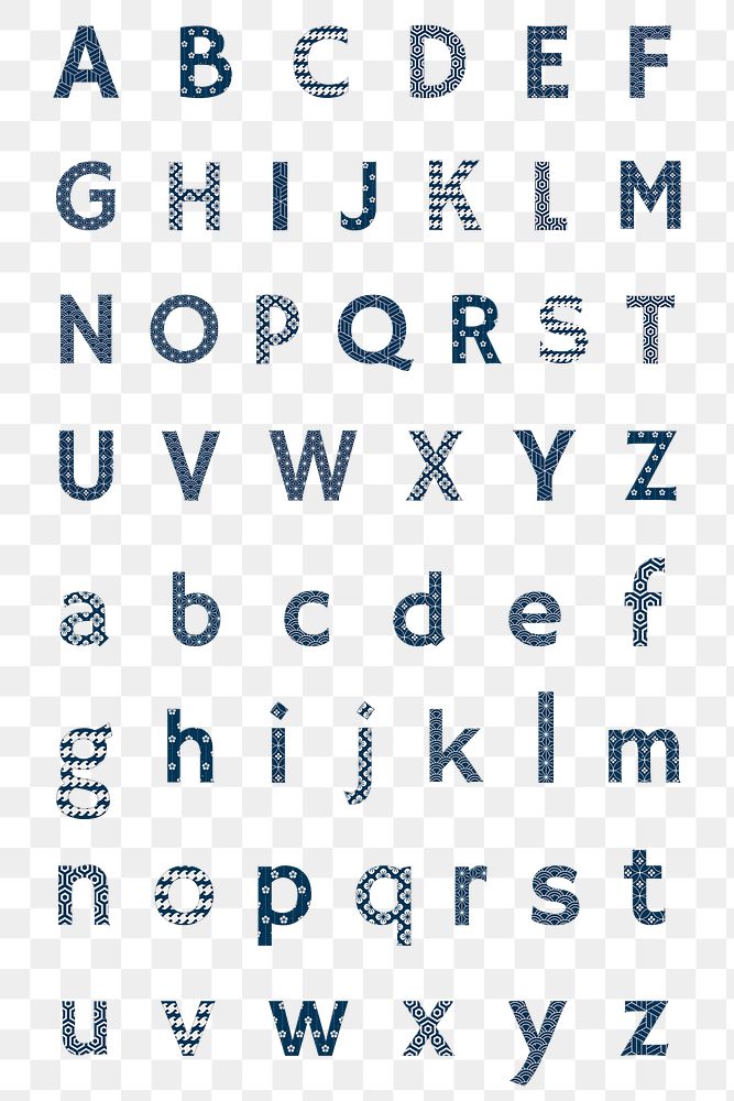 Png alphabet set japanese inspired | Free PNG - rawpixel