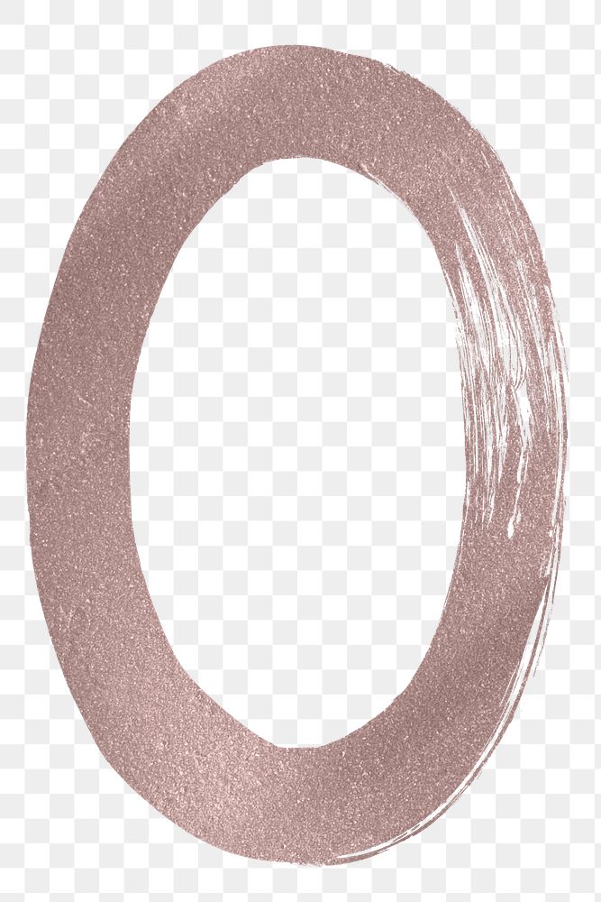Number 0 png brush stroke | Free PNG Sticker - rawpixel