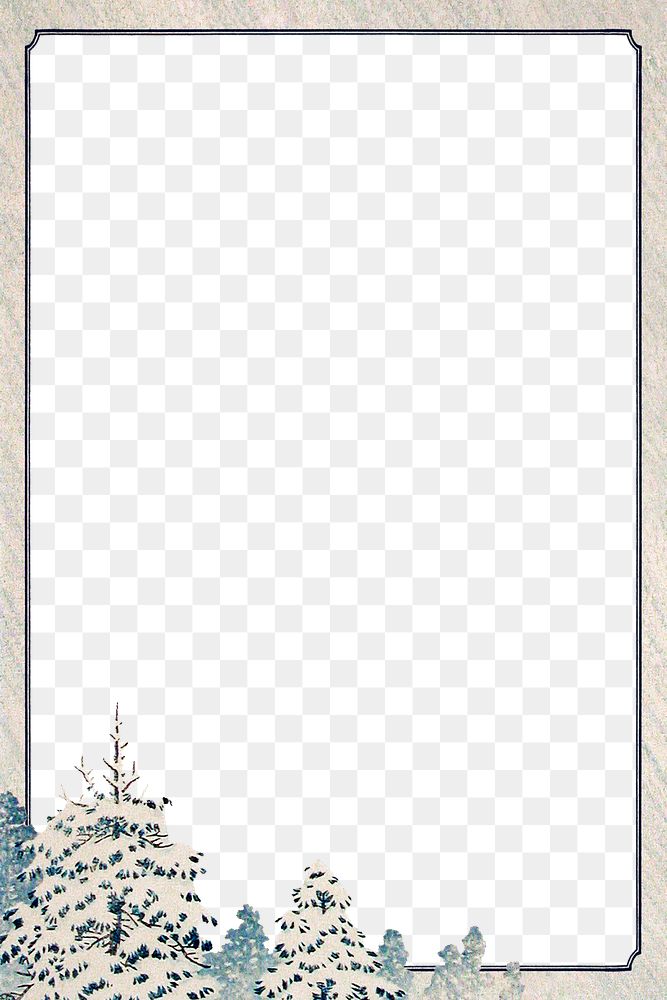 Tree rectangle frame design element | Free PNG - rawpixel