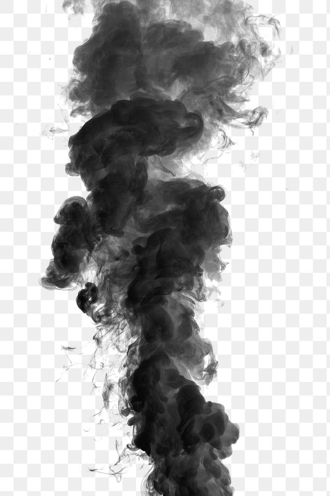 Black smoke effect design element | Premium PNG Sticker - rawpixel