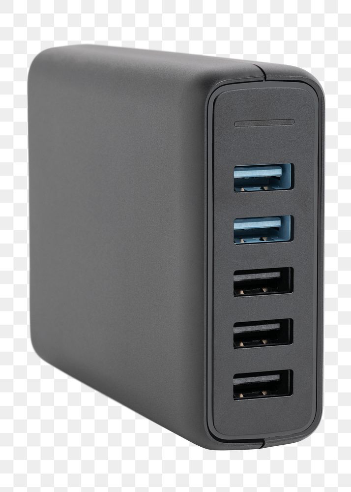 USB hubs mockup png digital | Premium PNG Sticker - rawpixel