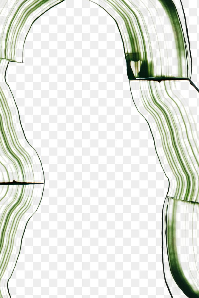 Comb painting textured frame png | Premium PNG - rawpixel