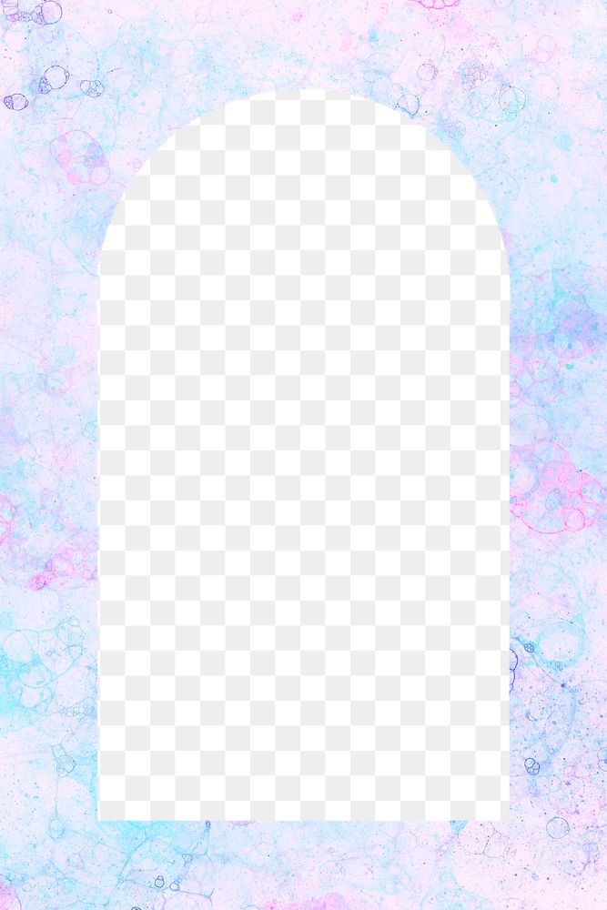 Bubble art arch frame png | Premium PNG - rawpixel