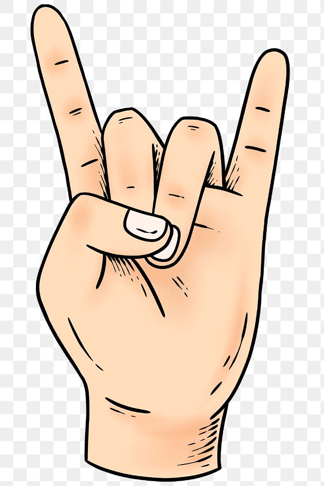 I love you hand sign | Premium PNG Sticker - rawpixel