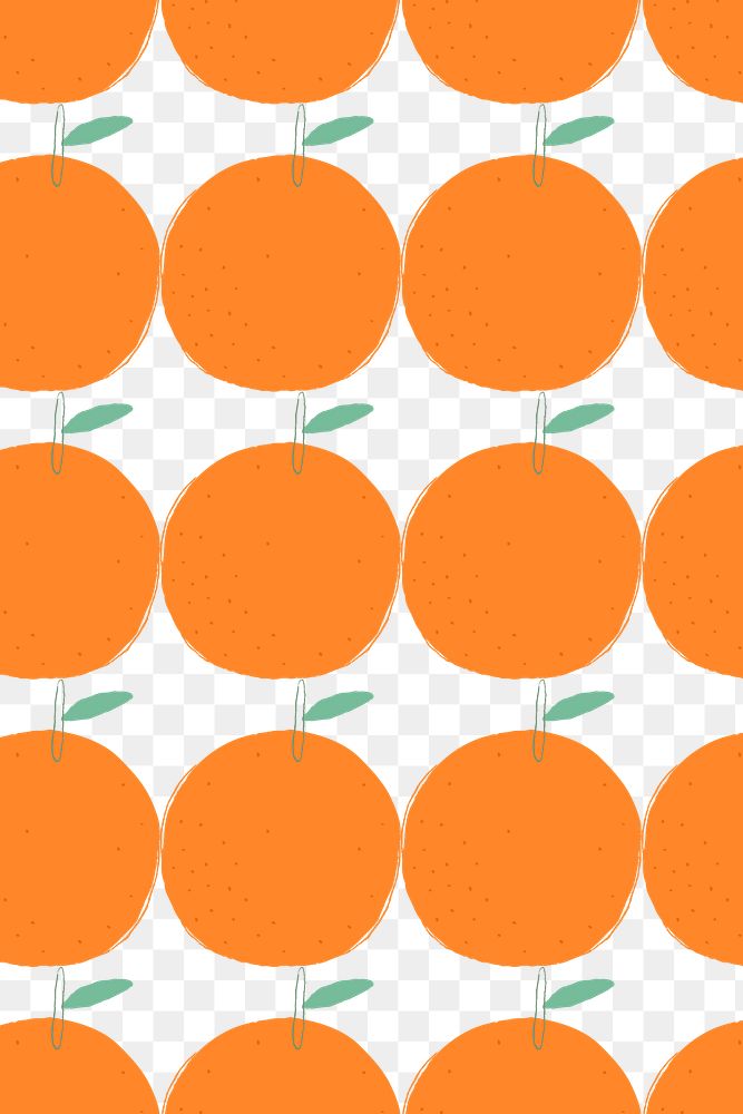 Png orange fruit pattern transparent | Premium PNG - rawpixel
