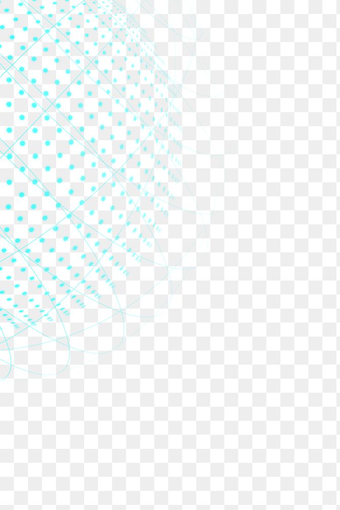 Blue globe digital grid png | Free PNG - rawpixel
