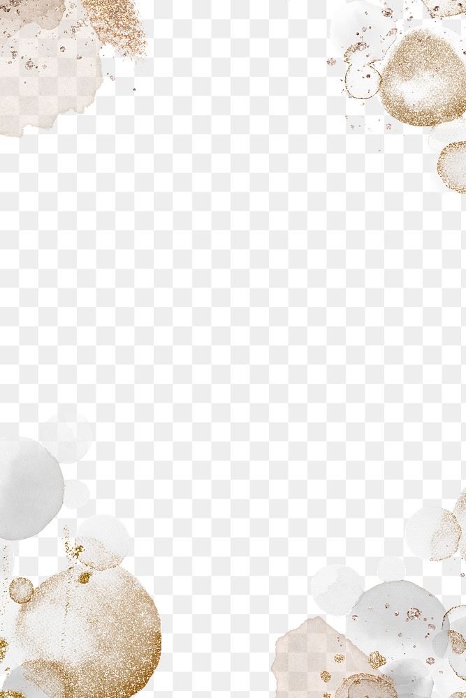 Glittery watercolor stain border png | Premium PNG - rawpixel