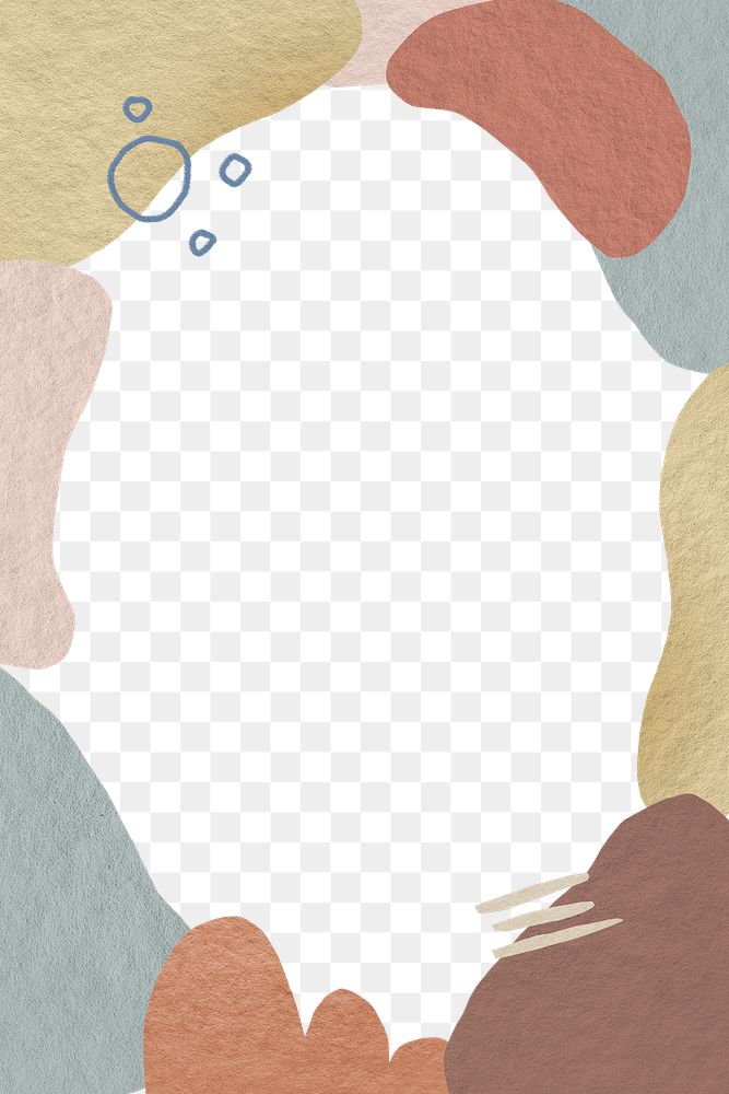 Png frame earth tone abstract | Premium PNG - rawpixel