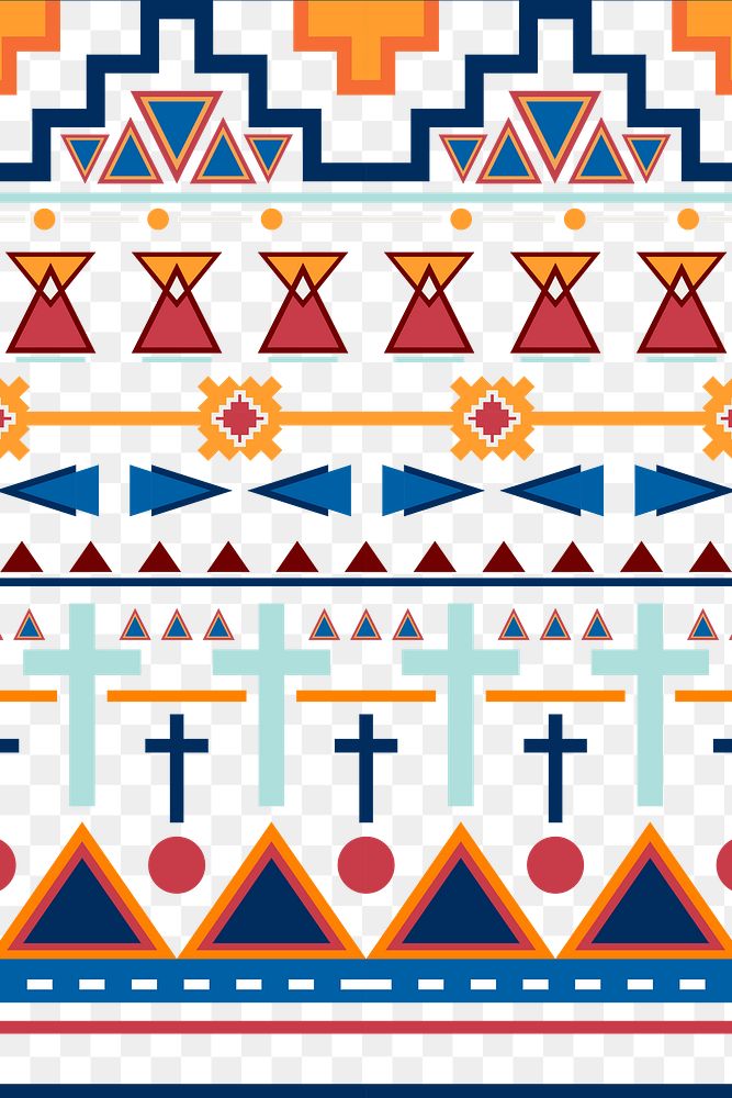 Ethnic pattern png, transparent background, | Premium PNG - rawpixel