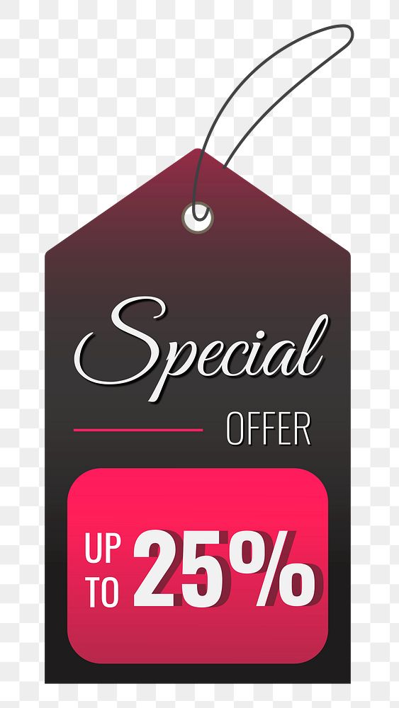Special offer png tag sticker, | Premium PNG - rawpixel
