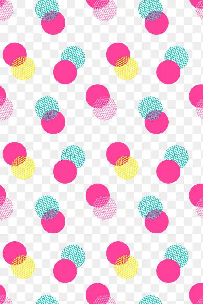Pink background png transparent, polka | Premium PNG - rawpixel