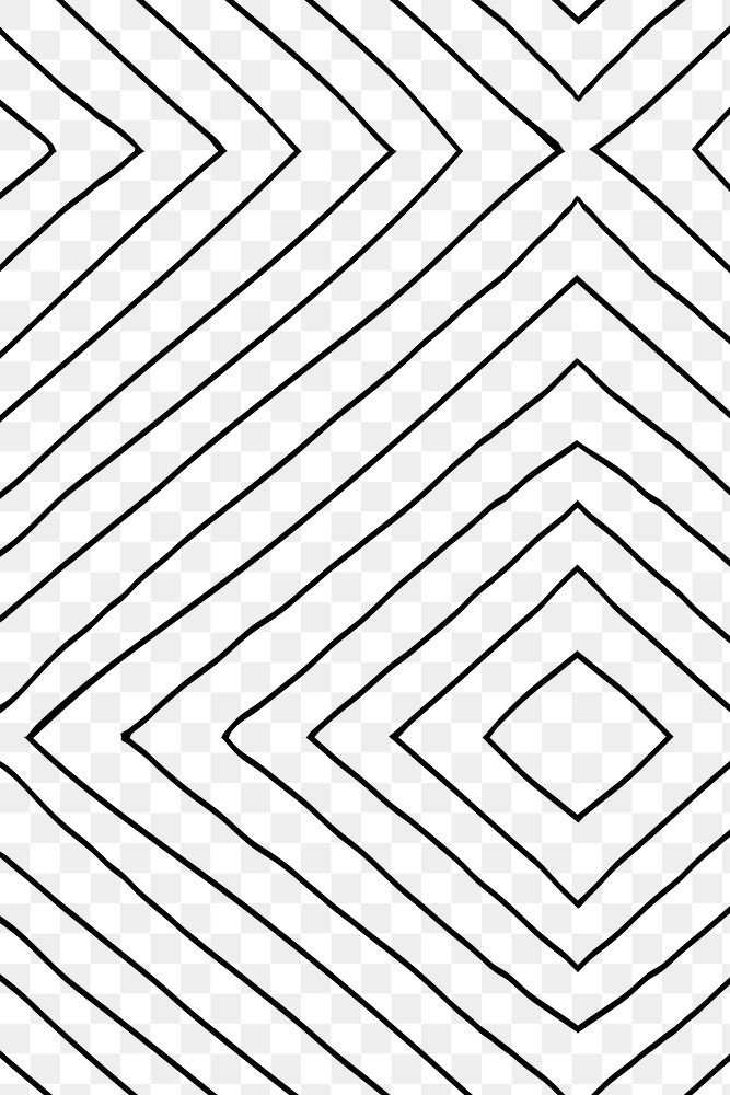 Striped doodle pattern png, transparent | Premium PNG - rawpixel