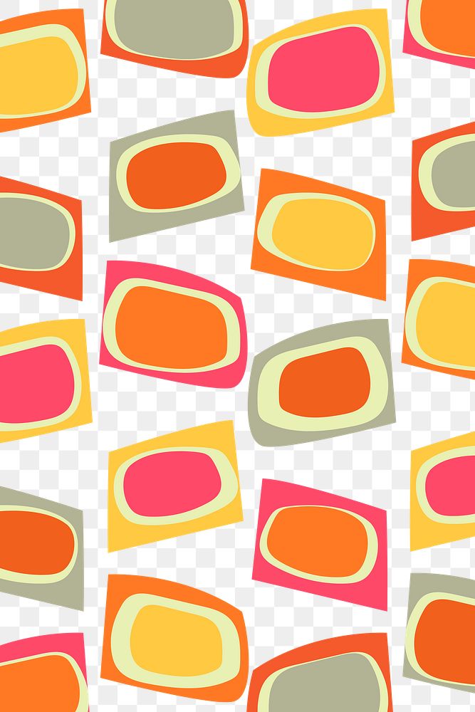 Retro pattern png transparent background, | Premium PNG - rawpixel